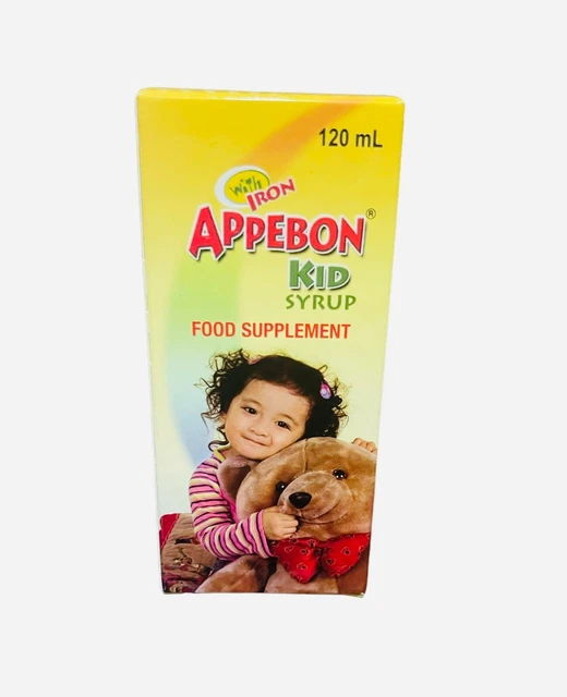 APPEBON KID SYRUP Food Supplement With Iron 120 ml £19.99 - PicClick UK