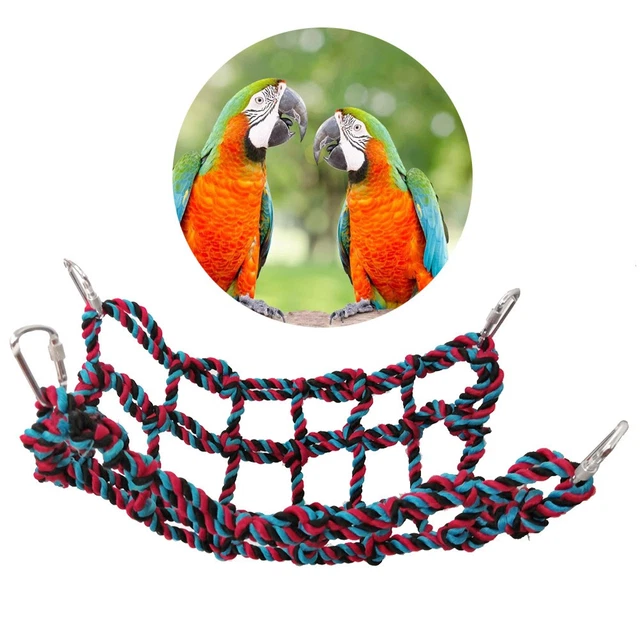 SMALL PET CAGE Accessories Bird Hammock Parrot Nest Hamster Squirrel ...