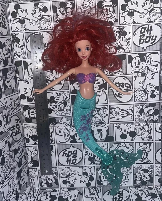 DISNEY PRINCESS ARIEL Little Mermaid Barbie Doll mattel 2014 Under Sea ...
