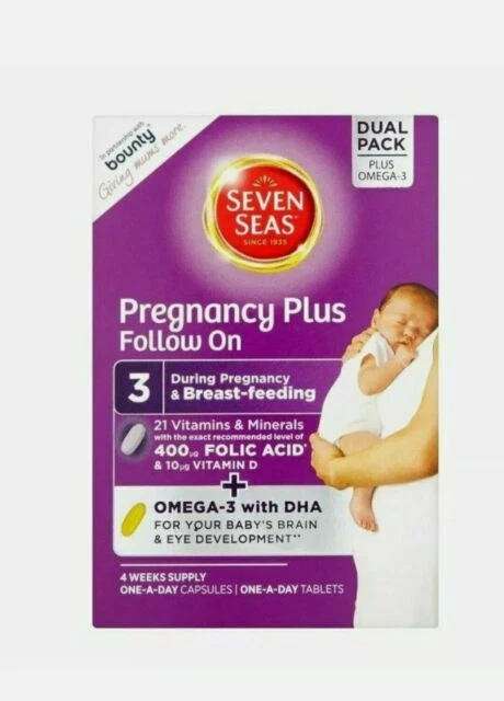 SEVEN SEAS PREGNANCY Plus Prenatal 56 Capsules - Brand New -Fast ...
