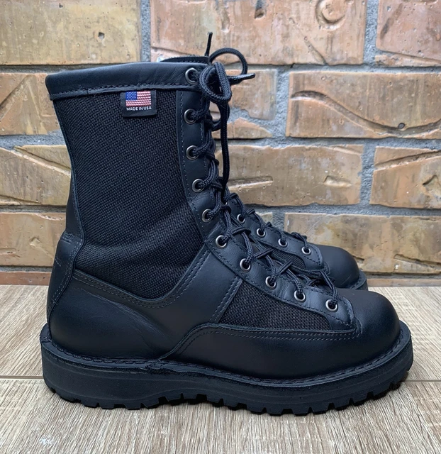 DANNER UNIS ACADIA Black Gore-Tex Work Combat Boots 21210 USA Mens 7 EE ...