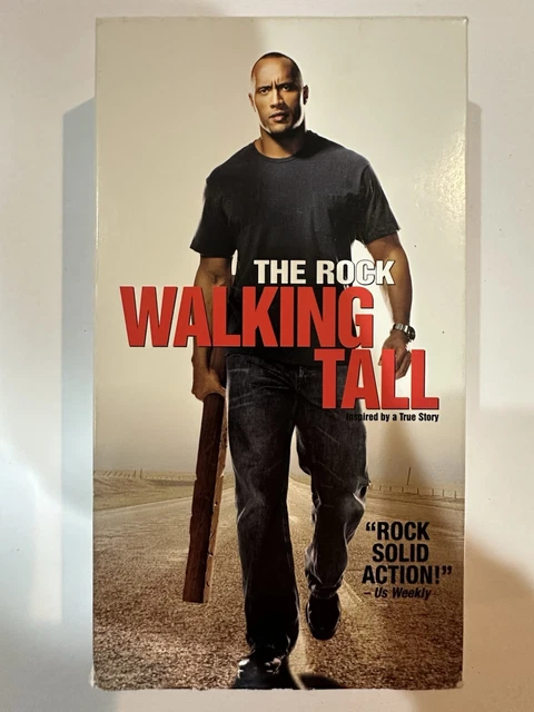 WALKING TALL VHS Action Dwayne Johnson The Rock MGM 2004 Late Release £ ...