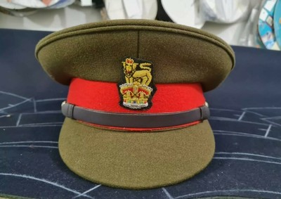 WW2 BRITISH ARMY General Staff Officers Peak Visor Cap Colonel and ...