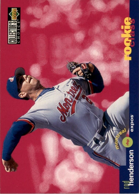1995 COLLECTOR'S CHOICE MLB Rod Henderson #12 EUR 1,10 - PicClick FR