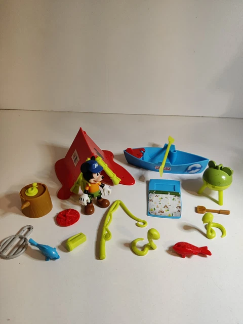 DISNEY MICKEY MOUSE Clubhouse Camp Site Adventure Toy Playset £29.00 ...