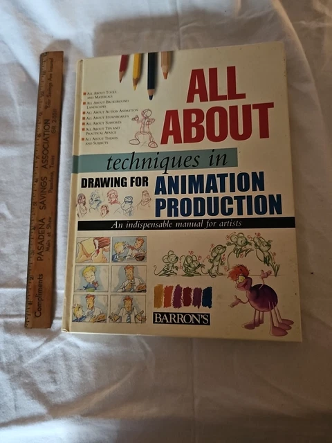 ALL ABOUT TECHNIQUES in Drawing for Animation Production. HC Book $29. ...