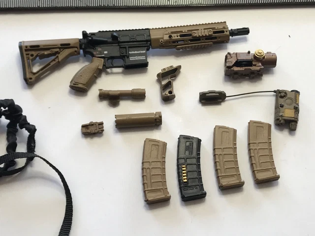 MINITIMES HK416 RIFLE SEAL TEAM NAVY SPECIAL FORCES M029 1/6 ACTION ...