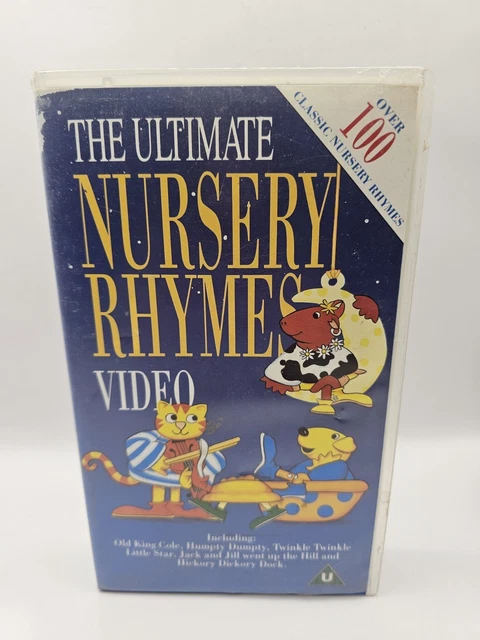 THE ULTIMATE NURSERY Rhymes VHS - PAL UK Video Tape Ultra Rare Read ...
