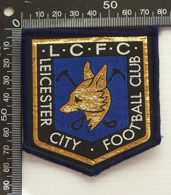 VINTAGE LEICESTER CITY Football Club Fc Lcfc Embroidered Patch Woven ...