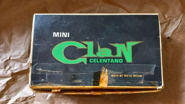 MINI CLAN CELENTANO giradischi portatile tascabile anno 1967, 33 e 45 ...