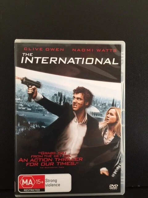 THE INTERNATIONAL - DVD PAL Region 4 Clive Owen Naomi Watts $6.95 ...