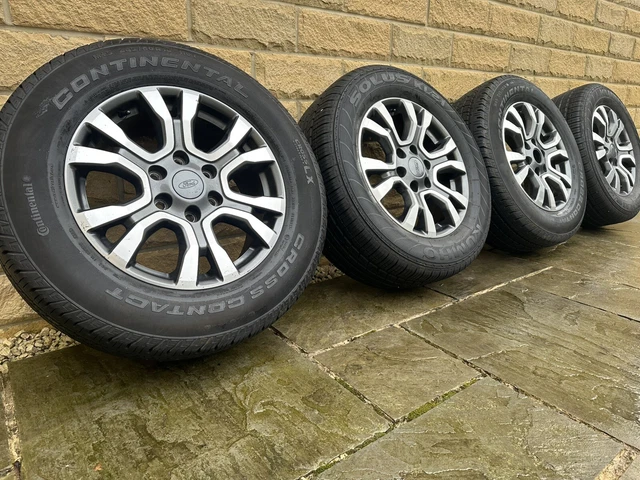 GENUINE FORD RANGER Wildtrak 18” Diamond Cut Alloy Wheels & 7/8mm ...