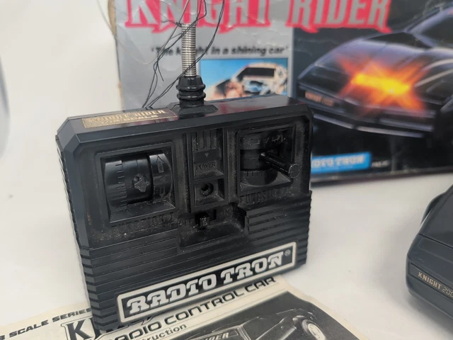 VINTAGE KNIGHT RIDER Kitt / Knight 2000 Matsushiro Radio Control Car ...