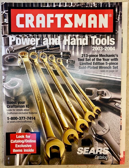SEARS CRAFTSMAN 2003-2004 Power and Hand Tools Catalog -NOS- $18.66 ...