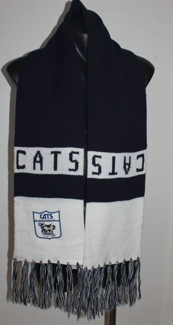 AFL GEELONG CATS Football Club Scarf Unisex Retro Vintage 80's-Early 90 ...