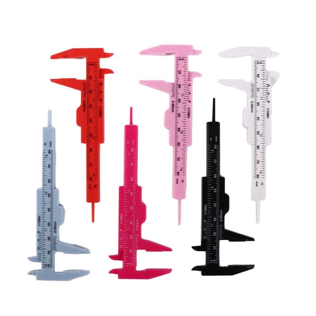 EYEBROW MEASURING RULER Measurement Tools Vernier Caliper Thrush ...
