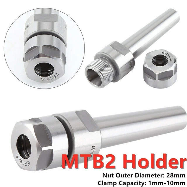 STABLE PERFORMANCE MT2 ER16 Morse Taper Adapter for Milling and ...