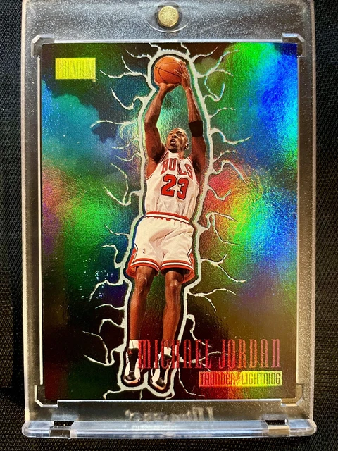 1997-98 SKYBOX PREMIUM Michael Jordan Thunder And Lightning Insert ...