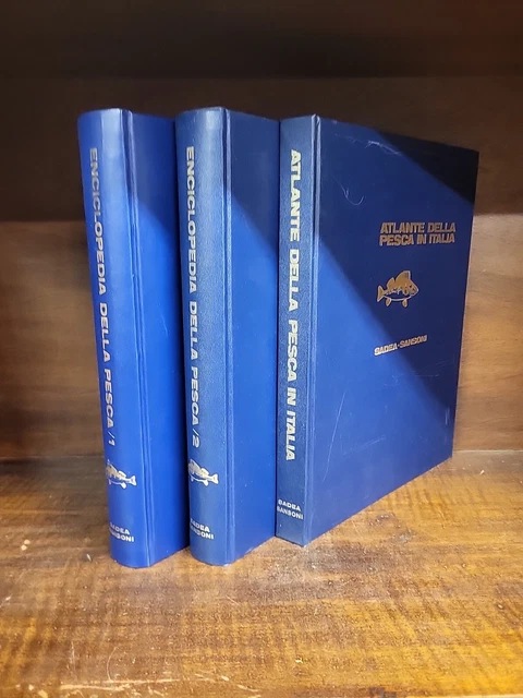 ENCICLOPEDIA DELLA PESCA 2 Vol. e Atlante In Italia , Sadea Sansoni ...