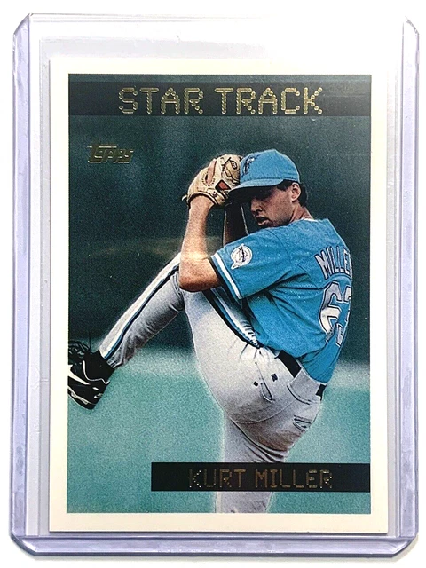 1995 TOPPS STAR Track Star #251 Kurt Miller - Florida Marlins Baseball ...