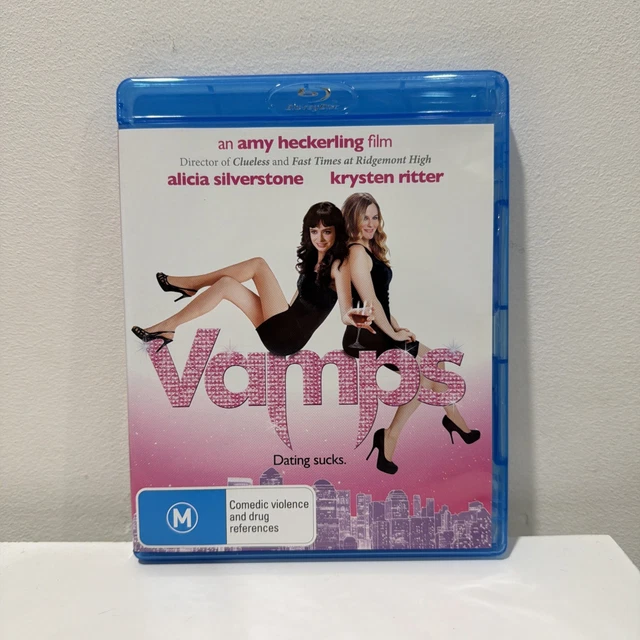 VAMPS BLU-RAY 2012 Alicia Silverstone & Krysten Ritter RARE OOP - Free ...