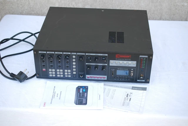 1 AMPLI RONDSON PA AMPLIFIER AM-6100 EUR 100,00 - PicClick FR