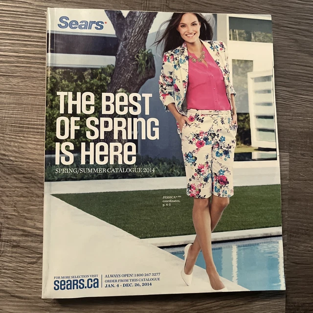 VINTAGE SEARS 2014 Best Spring Here Catalog Fashion Electronics ...