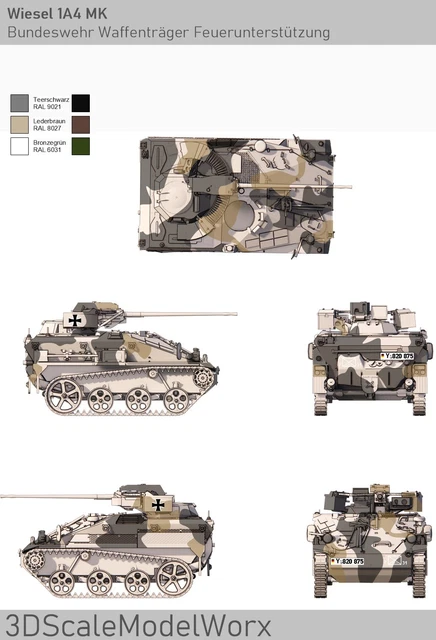 BUNDESWEHR WIESEL 1A4 MK 1:48 Bausatz - 2 Fahrzeuge EUR 40,00 - PicClick DE
