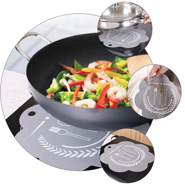 INDUCTION COOKER PROTECTION Pad Glass Conduction Mat Cooktop Mats £7.99 ...