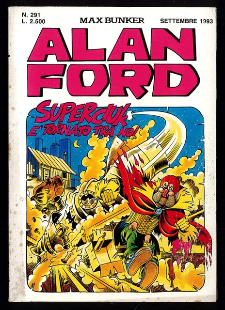 ALAN FORD N.291 del 1993 "Superciuk è tornato tra noi" Ottimissimo! Max ...