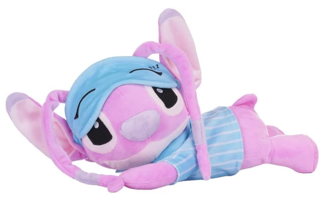 DISNEY LILO & STITCH ANGEL Official Sleepy Bedtime Soft Plush & Eye ...