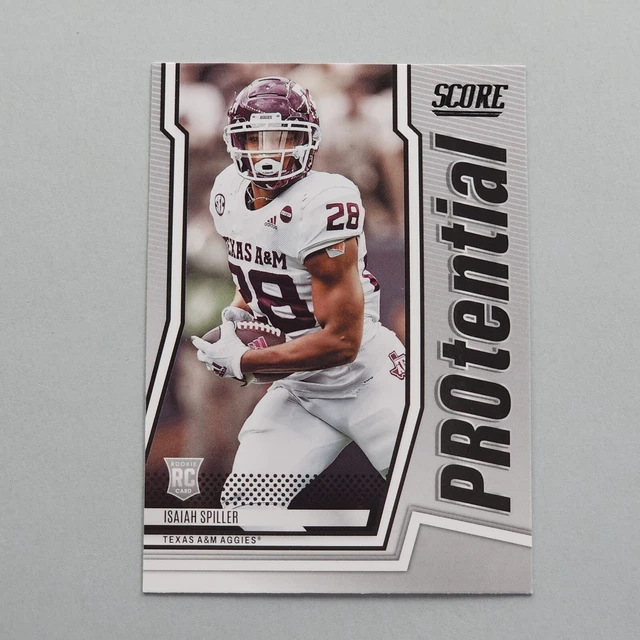 CARTE RECRUE ISAIAH Spiller 2022 Panini Score Protential #P-IS LA ...