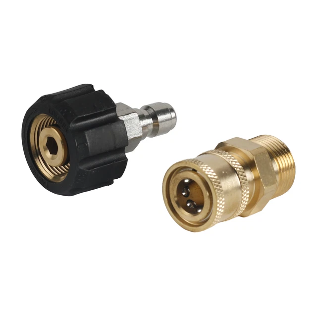 PRESSURE WASHER HOSE Connector Adapter Set Quick Connect Gun to Wand ...