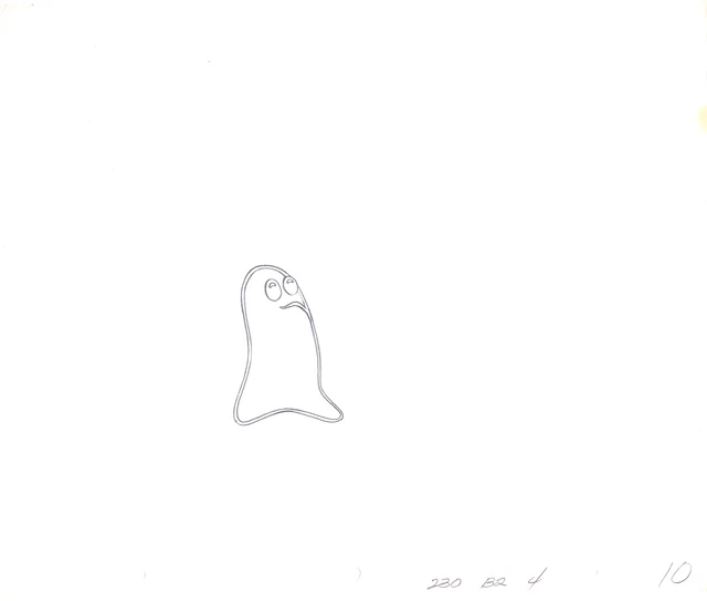 HERCULOIDS GLOOP GLEEP Production Animation Cel Drawing Hanna Barbera ...