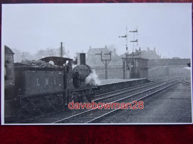 PHOTO LMS Loco No 17415 At Coatbridge Station 13/4/46 £2.50 - PicClick UK