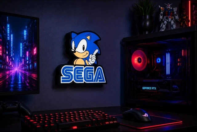 SONIC LED DIMMABLE Wall Mounted & Freestanding Light Box £18.99 ...