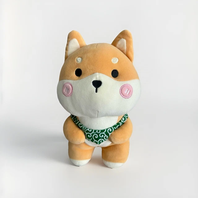 KENJI YABU RYO Shiba Dog Green Badana Soft Plush Toy £2.21 - PicClick UK