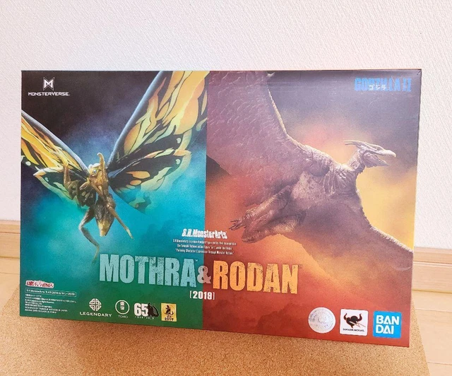 S.H.MONSTERARTS MOTHRA & Rodan 2019 Figur Godzilla King of the Monsters ...