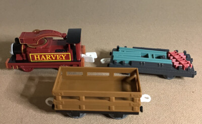 THOMAS FRIENDS TRAIN Trackmaster Tomy 2001 HARVEY Flatbed Repair 2006 ...