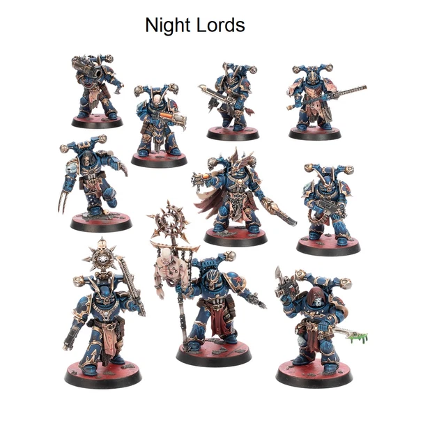 KILL TEAM: NIGHTMARE Chaos Night Lords and cards Warhammer 40k neuf sur ...