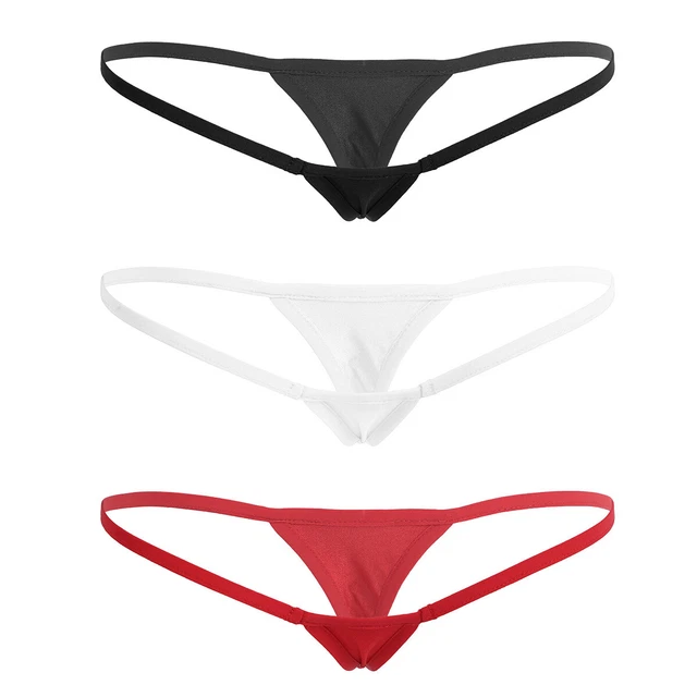 SEXY WOMEN MICRO Mini Thongs Low Rise G-string Panties Tanga Bikini ...