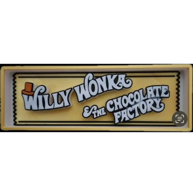 WILLY WONKA AND The Chocolate Factory Logo Sign Display Charlie S 17 ...