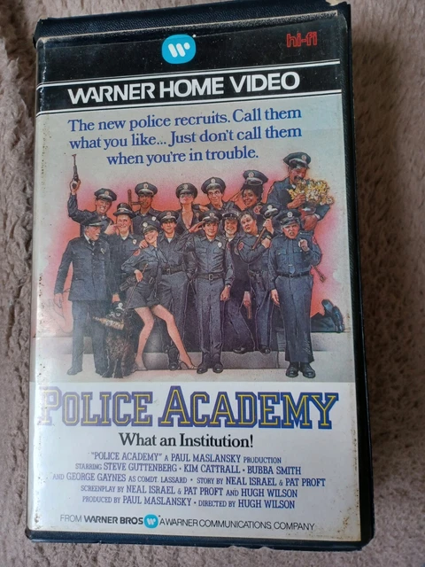 POLICE ACADEMY PRE Cert Ex Rental Vhs On Warner Home Video £10.99 ...