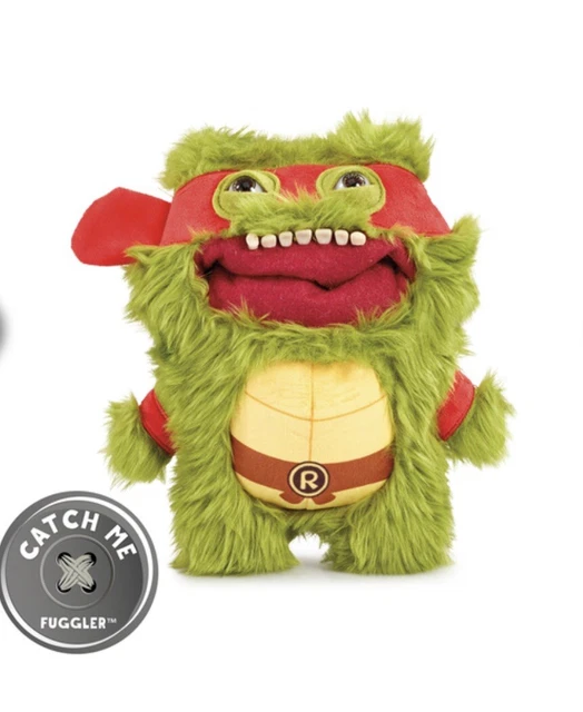 FUGGLER X TEENAGE Mutant Ninja Turtles TMNT Raphael giocattolo morbido ...
