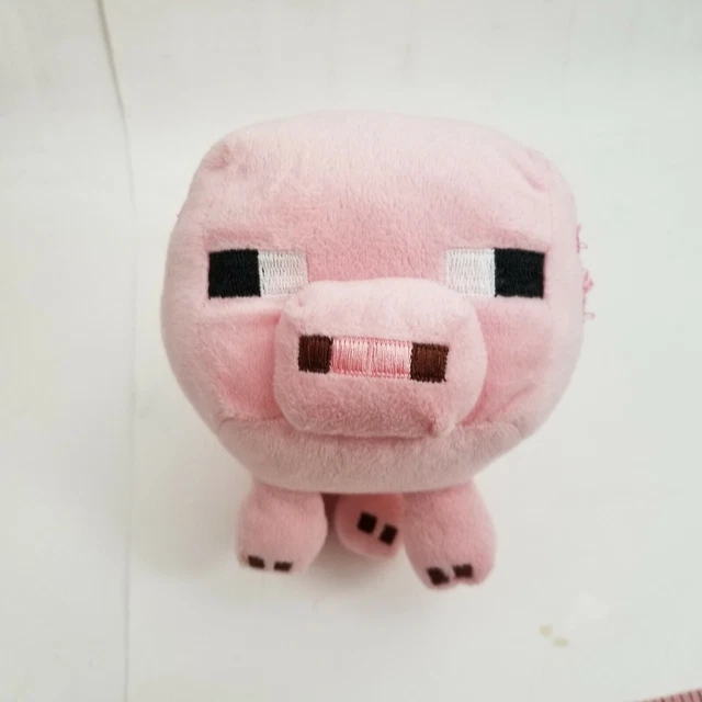 MOJANG MINECRAFT BABY Pig Plush Stuffed Animal Pixelated 6" Long £8.74 ...