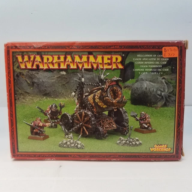 WARHAMMER AOS - HELLCANON OF CHAOS Unbuilt Complete £138.49 - PicClick UK