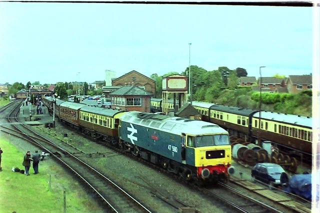35MM RAILWAY COLOUR Negative Class 47 580 at Bewdley £1.95 - PicClick UK