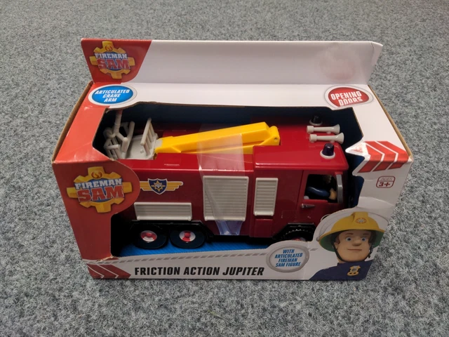 FIREMAN SAM FRICTION Action Jupiter Vehicle Fire Engine Age 3+ Damaged ...