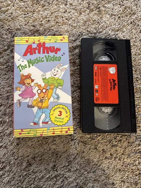 ARTHUR~ THE MUSIC Video VHS Tape~ 1999 Special Edition~ 3 Musical ...