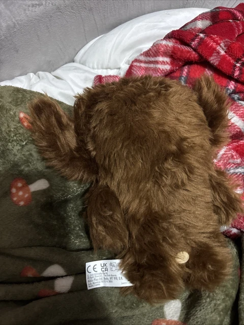 FUGGLER GOLD GRUMP Grumps Brown Hairy Soft Toy Plush Funny Ugly Monster ...